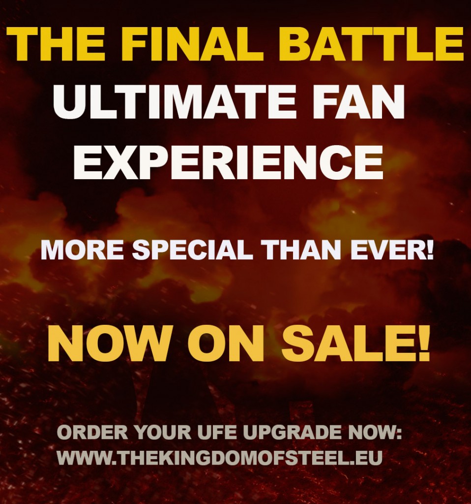 ULTIMATE FAN EXPERIENCE UPGRADES for MANOWAR’s The Final Battle World ...