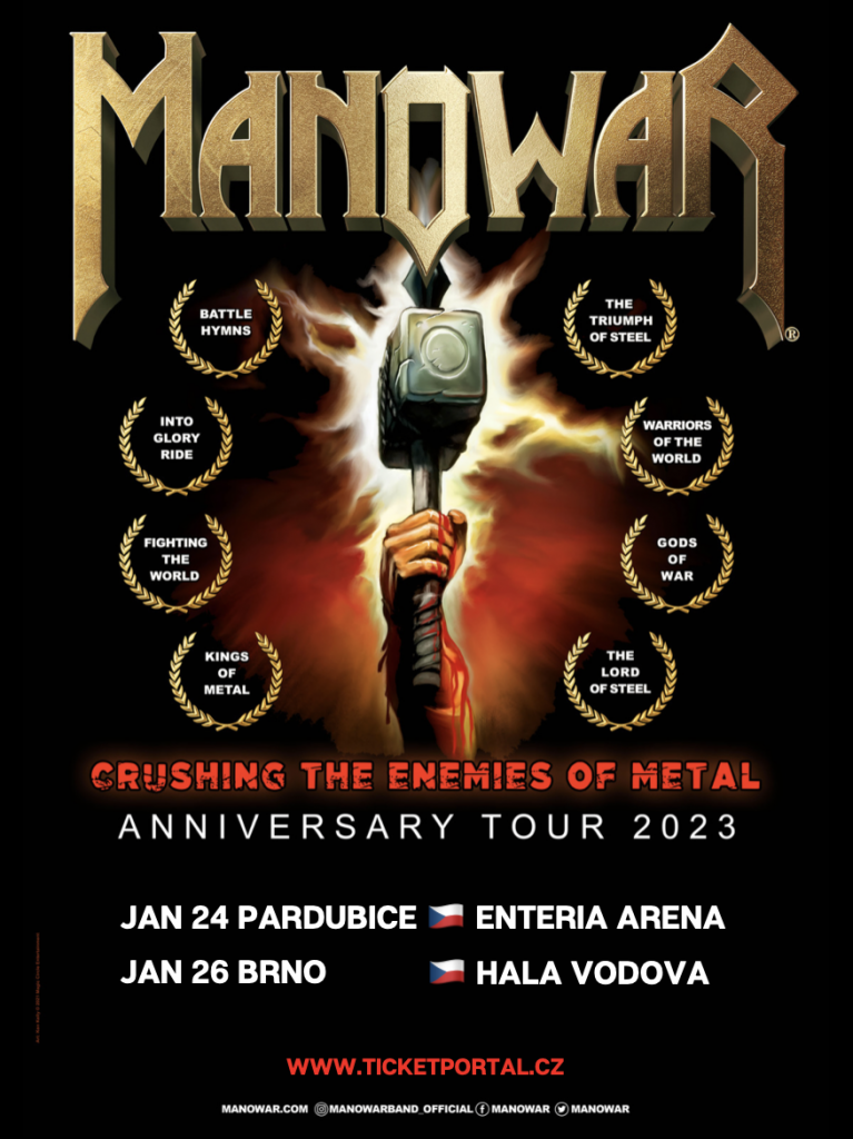 MANOWAR Add Czech Republic To “Crushing The Enemies Of Metal ...