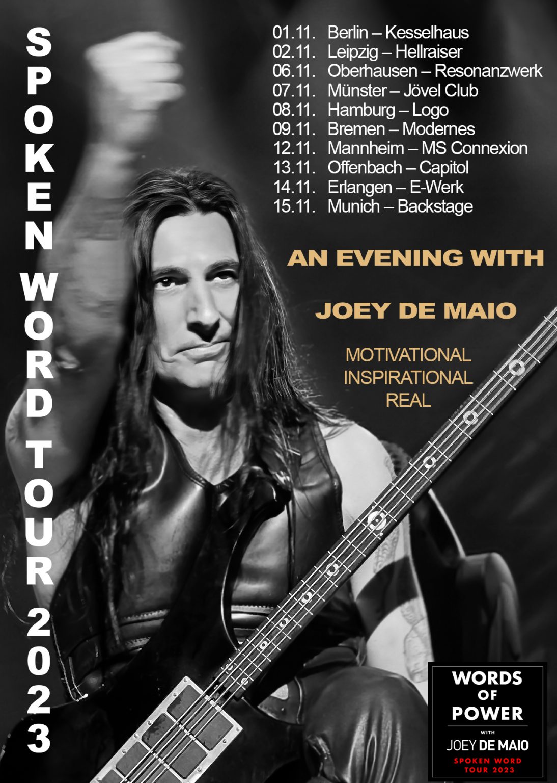 MANOWAR Leader Joey De Maio Announces Words Of Power Spoken Word Tour ...